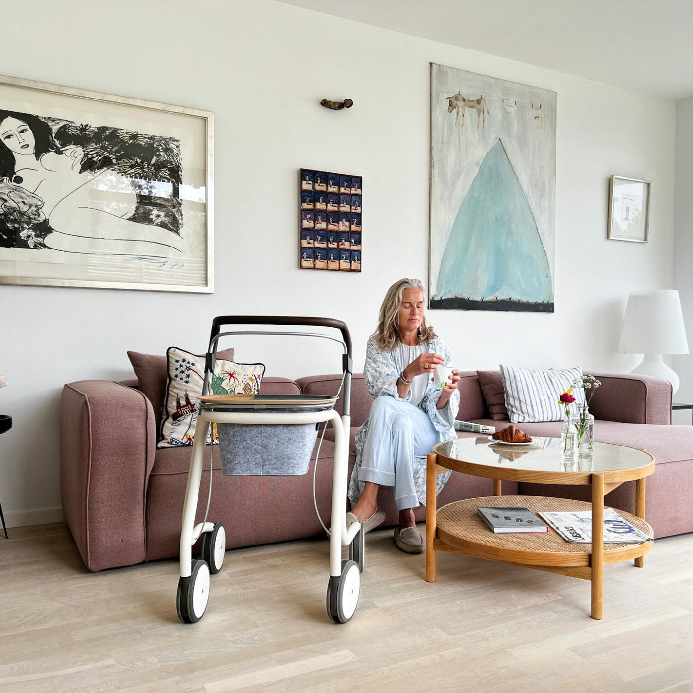 byACRE Scandinavian Butler Indoor Rollator | Assist Mobility