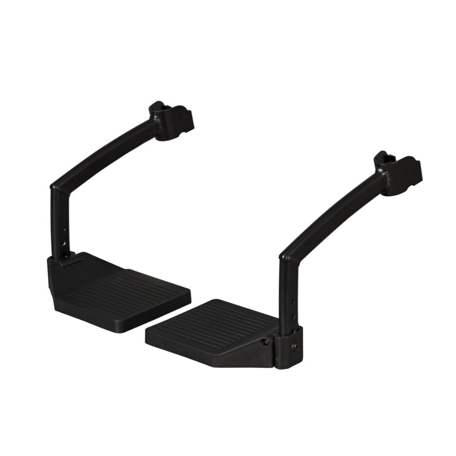 Rollz Motion height adjustable footrests. — Assist Mobility
